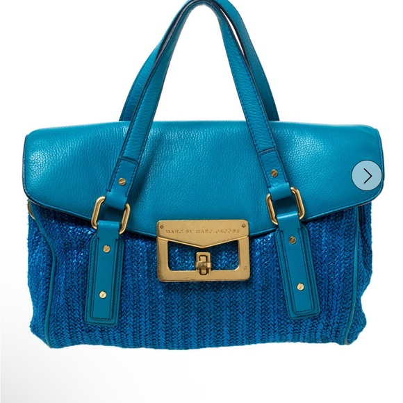 Marc By Marc Jacobs | Bags | 2way Marc Marc Jacobs Blue Satchel With ...